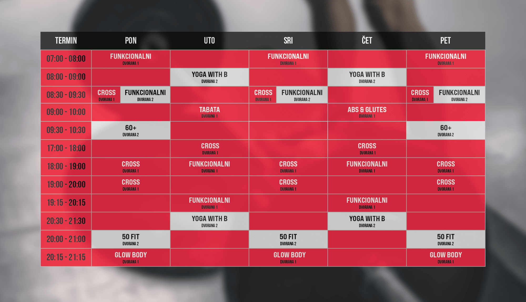 Fit for Life ｜ Grupni treninzi